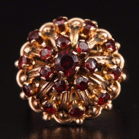 Jewelry | 14k Garnet Gold Ring | Poshmark